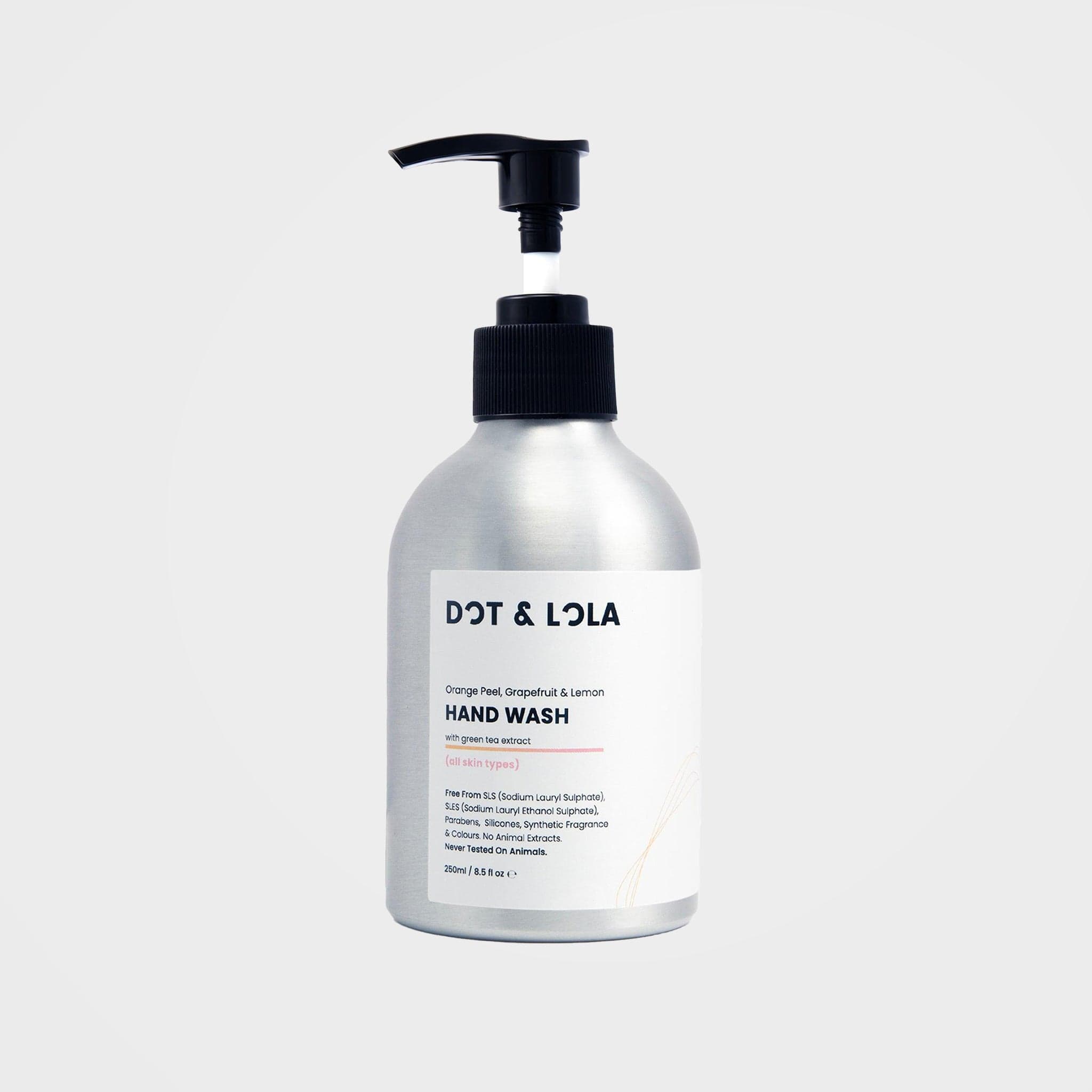Vegan Hand Wash For All Skin Types, Organic Moistened Hand Wash