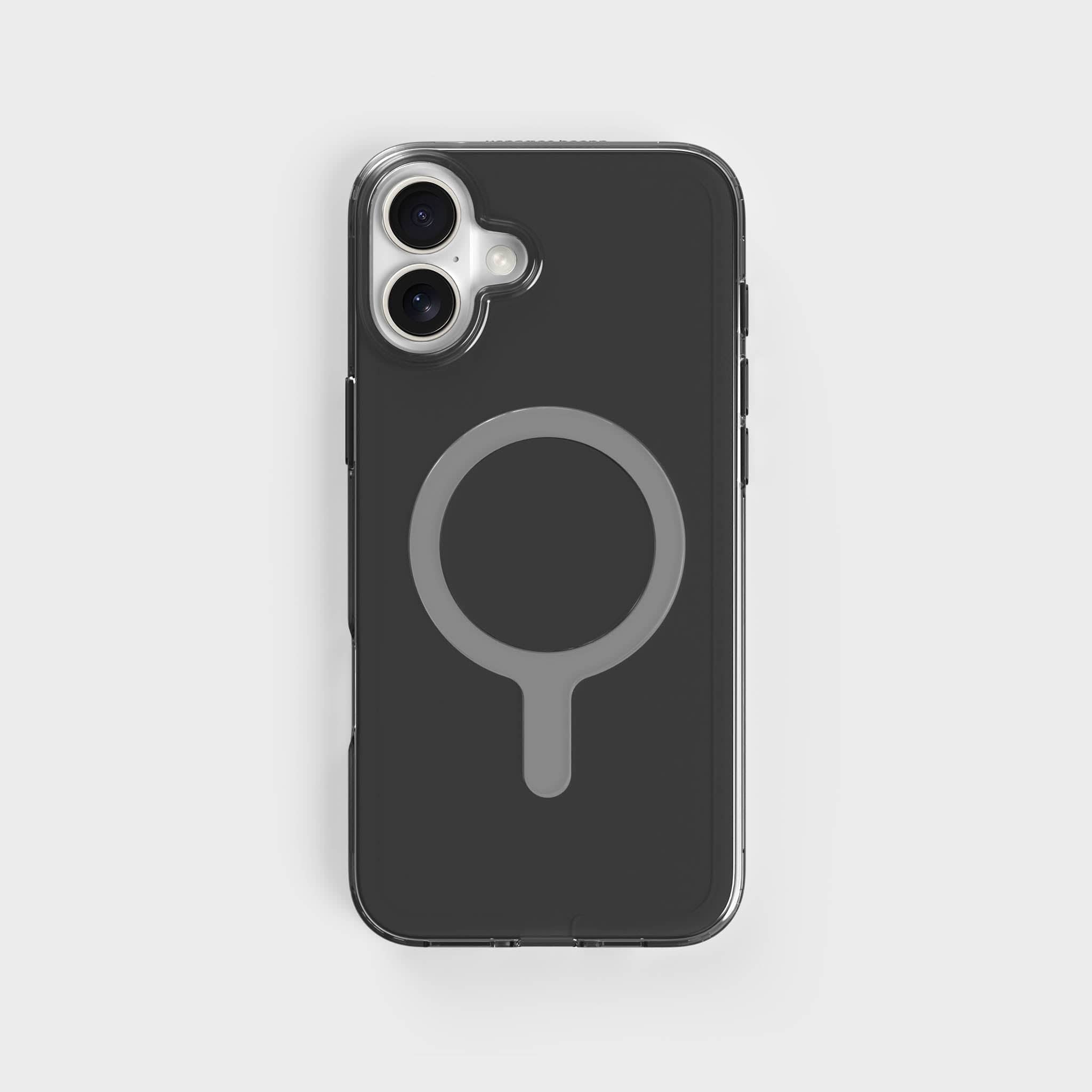 Tinted Black Clear Phone Case with White MagSafe Bundle – agood company