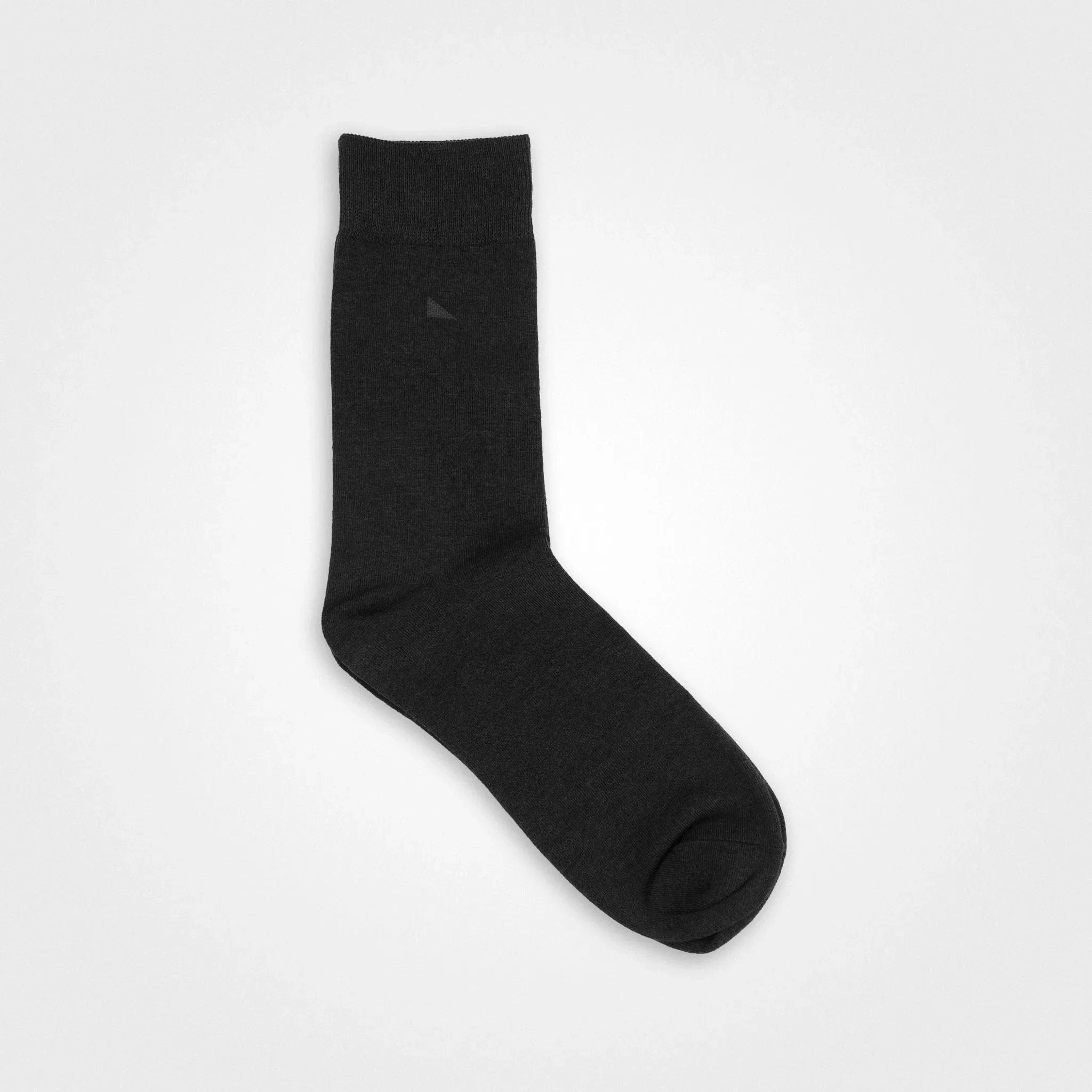 Sustainable Black Bamboo Crew Socks, Unisex 5-Pack – agood company