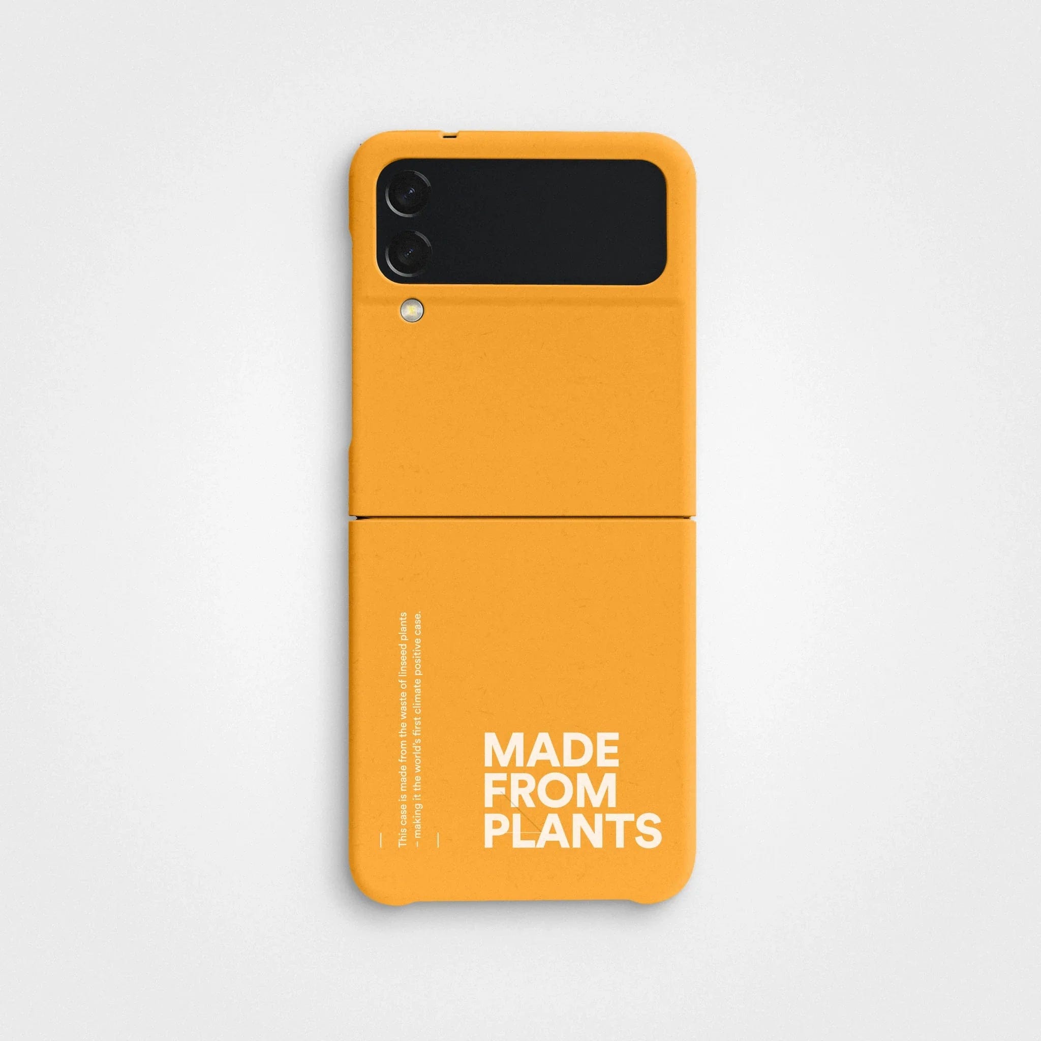 Compostable Mobile Case Yellow Made with Plants | agood company